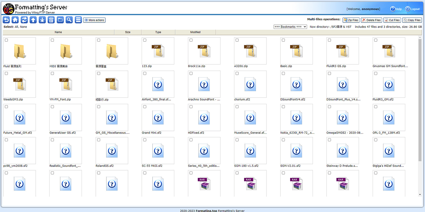 自己搜集的SF2音源分享 - 世界你好 - TAT